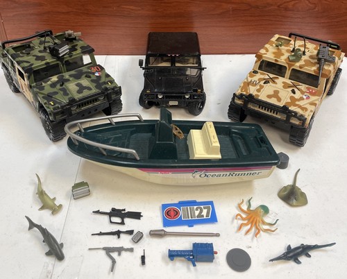 Lot Of Vehicles & Accessories (Gi,Joe, Military 3.75" Figure Vehicles ...