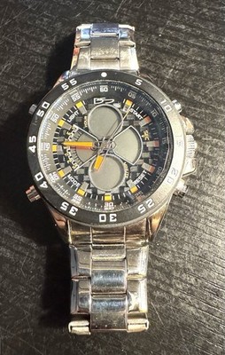 Daniel Steiger Men’s Lazer Blue Steel Watch 9117M Needs Battery | eBay