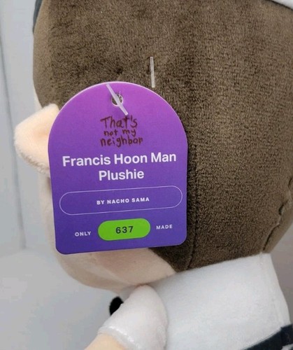 Makeship Francis Hoon Man Plushie By Nacho Sama That's Not My Neighbor ...