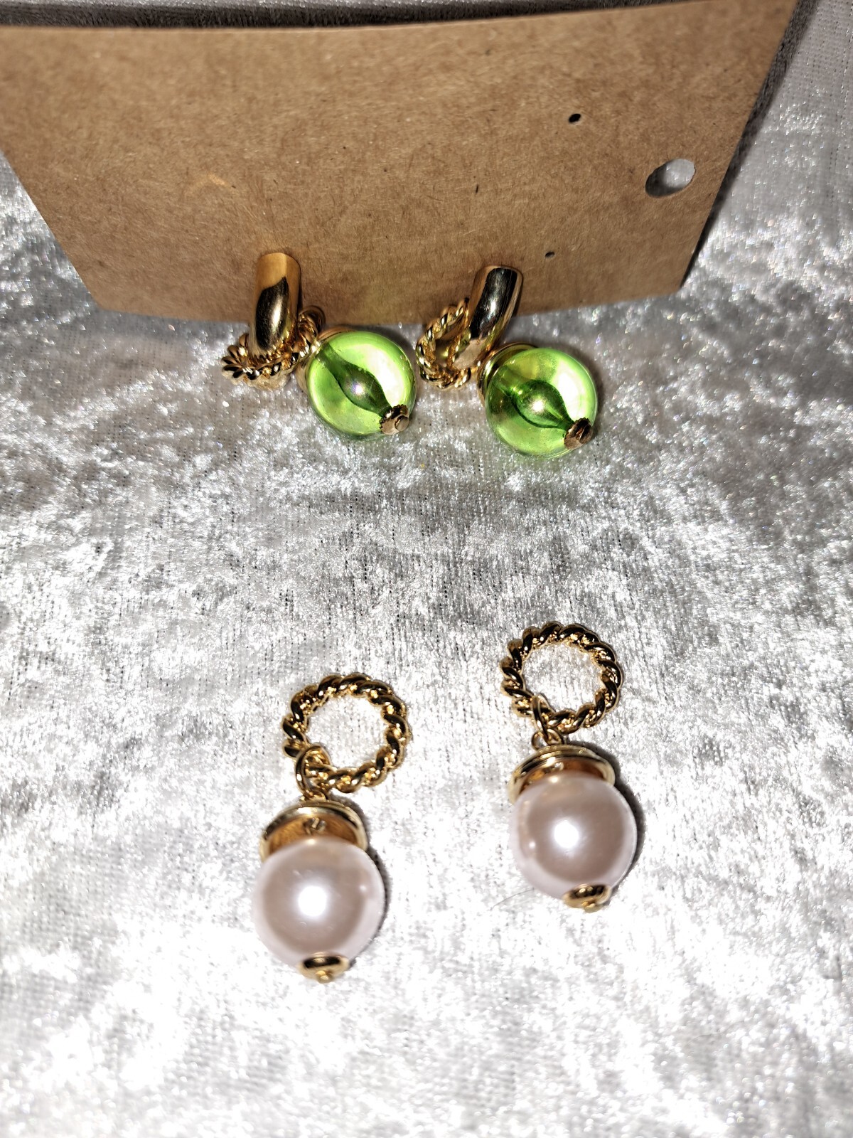 Alex Carol earrings 1 pair with 2 different looks clip on earrings | eBay