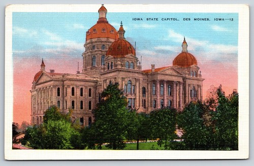 Iowa State Capitol, Des Moines Vintage Postcard | eBay