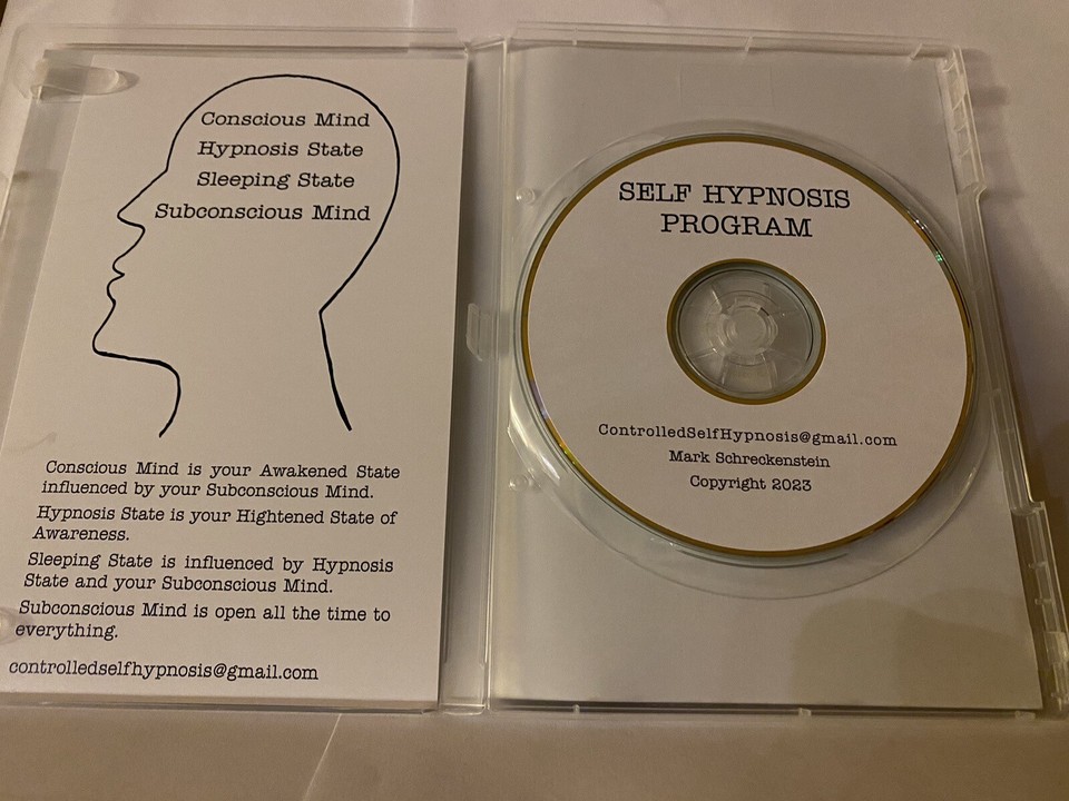 Learn Self hypnosis "Controlled Self Hypnosis" | eBay