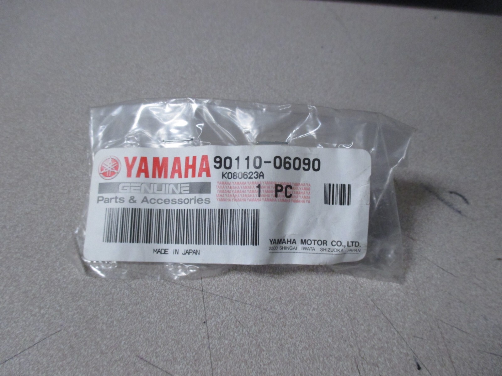 Yamaha 90110-06090 Genuine Part Bolt Hex SKT Head 9011006090 #z326 for ...