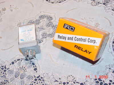 RC Relay and Control Corp. RCRP-2CAC120, DPDT, 120Vac Coil, 8 Pin, NEW ...