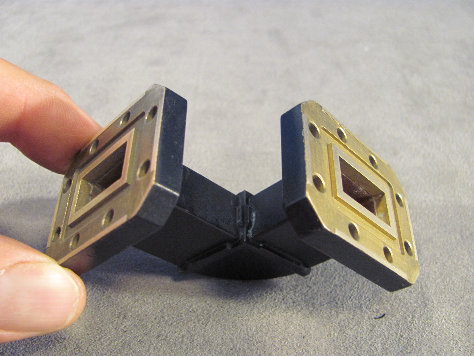 Waveguide WR75 Ku-Band Cast H-bend (A)1.50"x(B)1.75" CPRG both ends | eBay