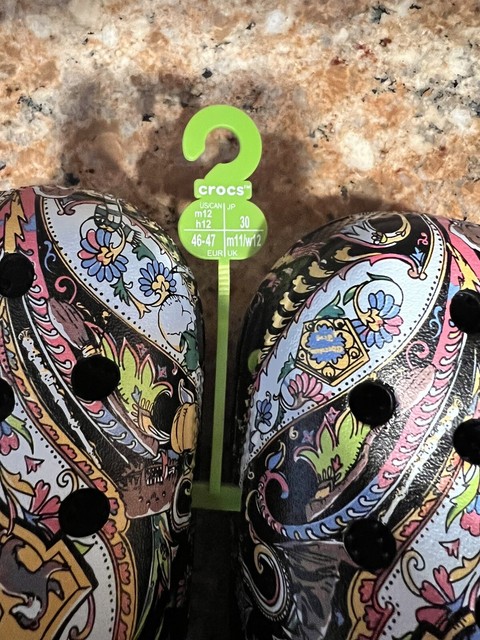CROCS CLASSIC HARRY POTTER VERA BRADLEY CLOG Paisley Mens Sz 12 for ...