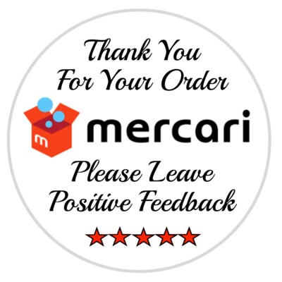 Thank You For Your Mercari Purchase Labels / Stickers / Seals ...
