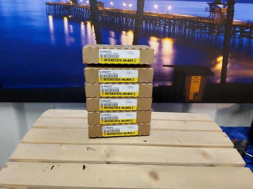 Lot of 6 Interstate McBee M-3803977 Piston Ring Set Cummins L10 M11 ...