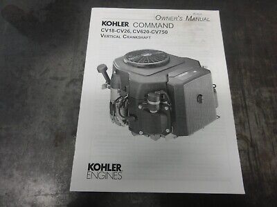 Kohler Command CV18-CV26 CV620-CV750 Vertical Crankshaft Engine Owner's ...