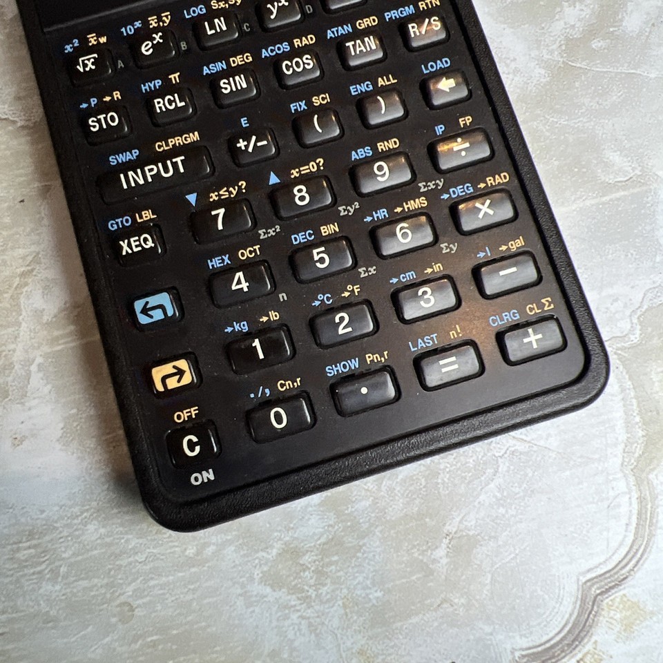 Vintage HP Hewlett Packard 20S Scientific Calculator Works Tested New ...