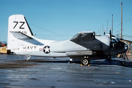 US NAVY, US-2a Tracker, 136491, at Davis Monthan MASDC, in 1979 ...