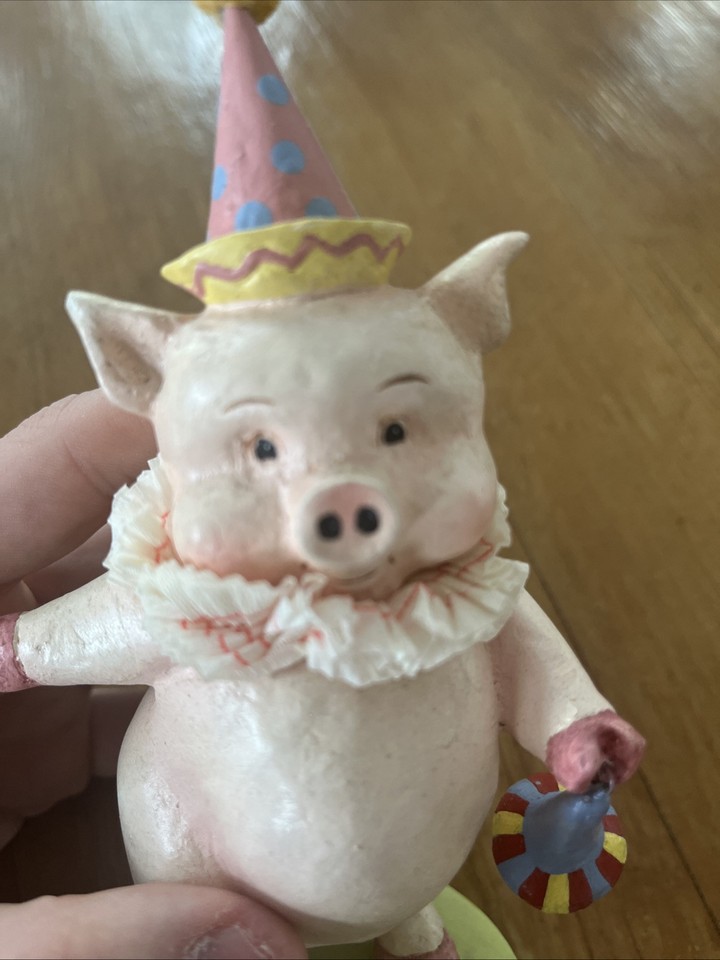 Bethany Lowe Designs - Mary Engelbreit - Easter Party Pig | eBay