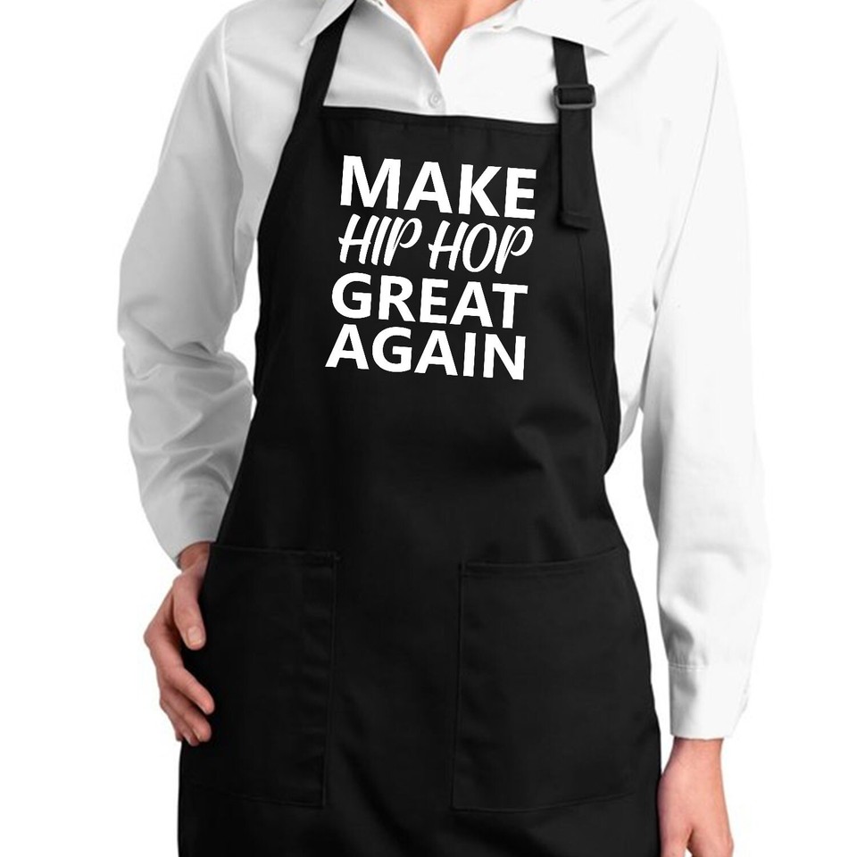 Music Lover Gifts Apron Cook Grill BBQ Barbeque Make Hip Hop Great ...