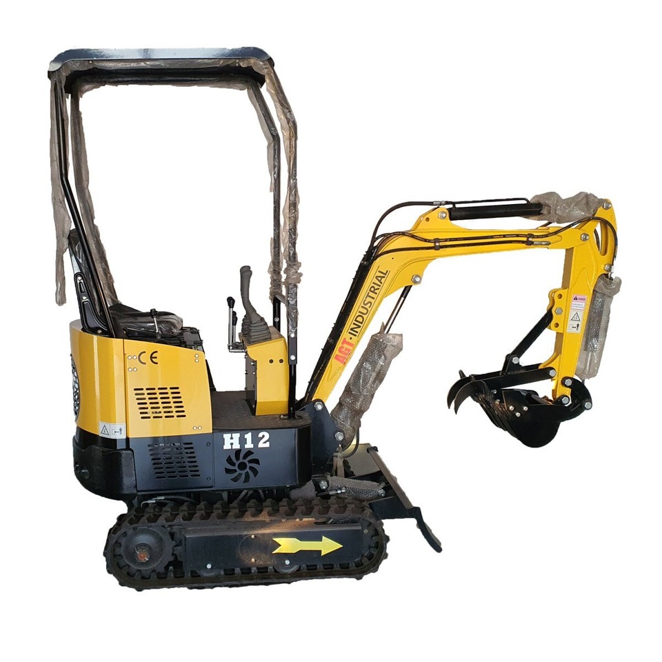 AGT 13.5HP Briggs & Stratton Engine H12 Mini Excavator 65" Max Digging ...