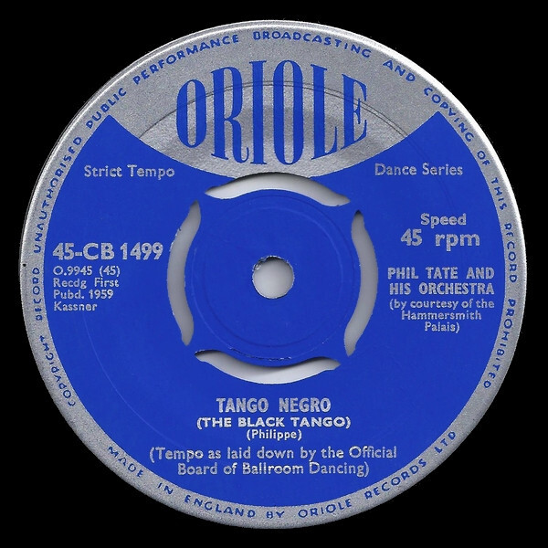 Phil Tate And His Orchestra - I'll Always Be With You 1959 7" Oriole 45 ...