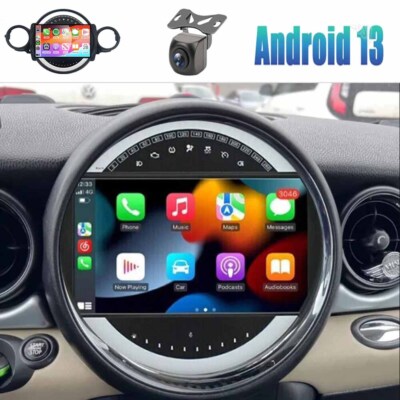 Fit Apple Carplay for BMW Mini Cooper R56 R60 Android Head Unit Stereo ...