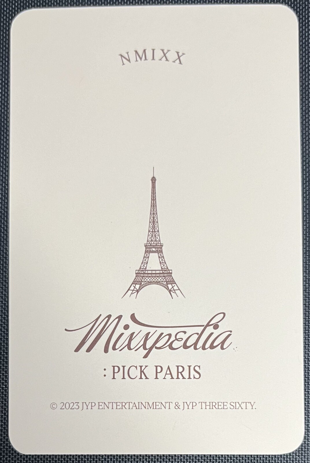 NMIXX Lily MIXXPEDIA: Pick Paris 2023 Exclusive K-pop Poca Photocard | eBay