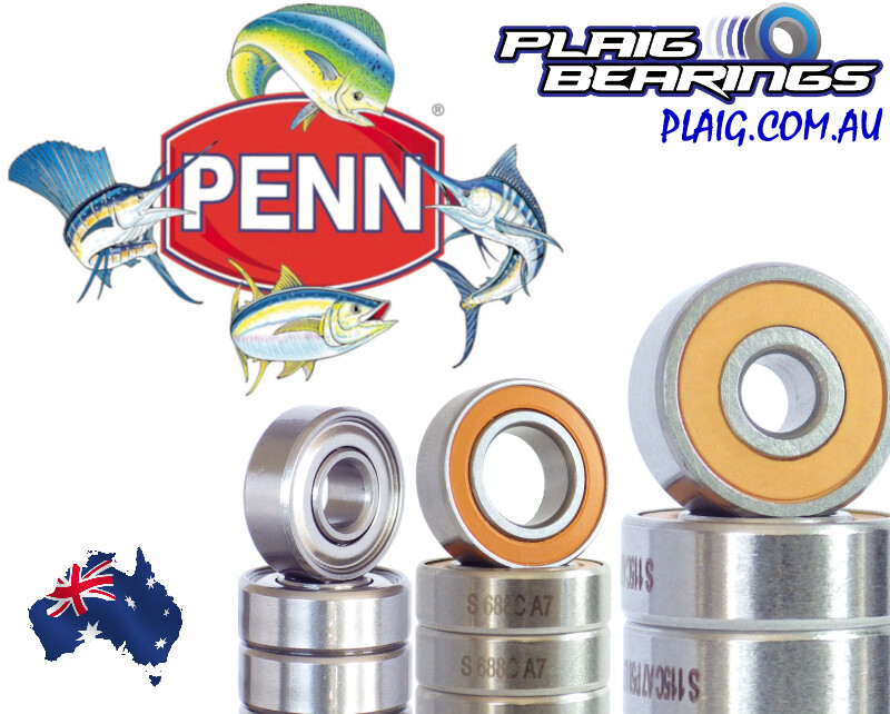 Fishing Reel Bearings to suit Penn Reels - Stainless Steel And Ceramic ...