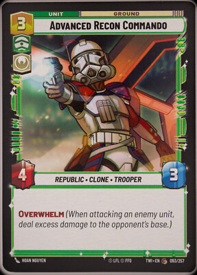 Star Wars Unlimited - Advanced Recon Commando - Standard | eBay