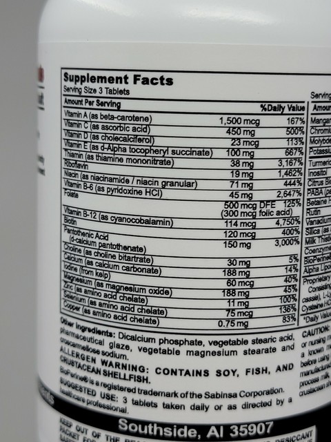 Vitadone Powerful Multivitamin Tablets - 90 Count for sale online | eBay