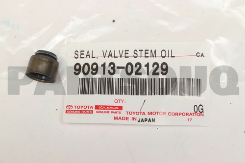 9091302129 Genuine Toyota SEAL VALVE STEM OIL 90913-02129 | eBay