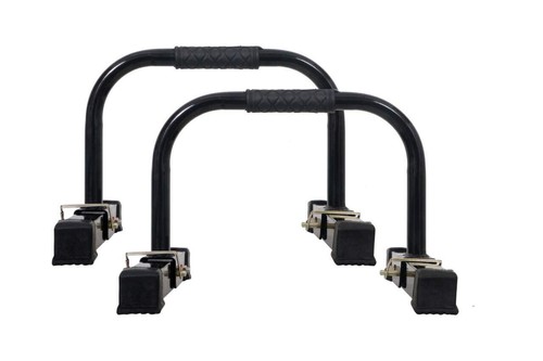 Folding Fitness Parallettes Push Up Bar Stand for Gym & Home Exercise ...