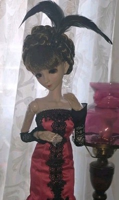 New Fairyland Anime Posable Doll Princess Galaxy 23" Pink Black Lace ...