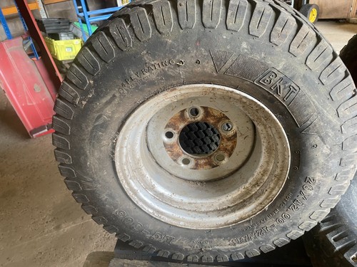 Front 5 stud wheel with 26x12.00-12 tyre X Hayter LT324 triple mower ...