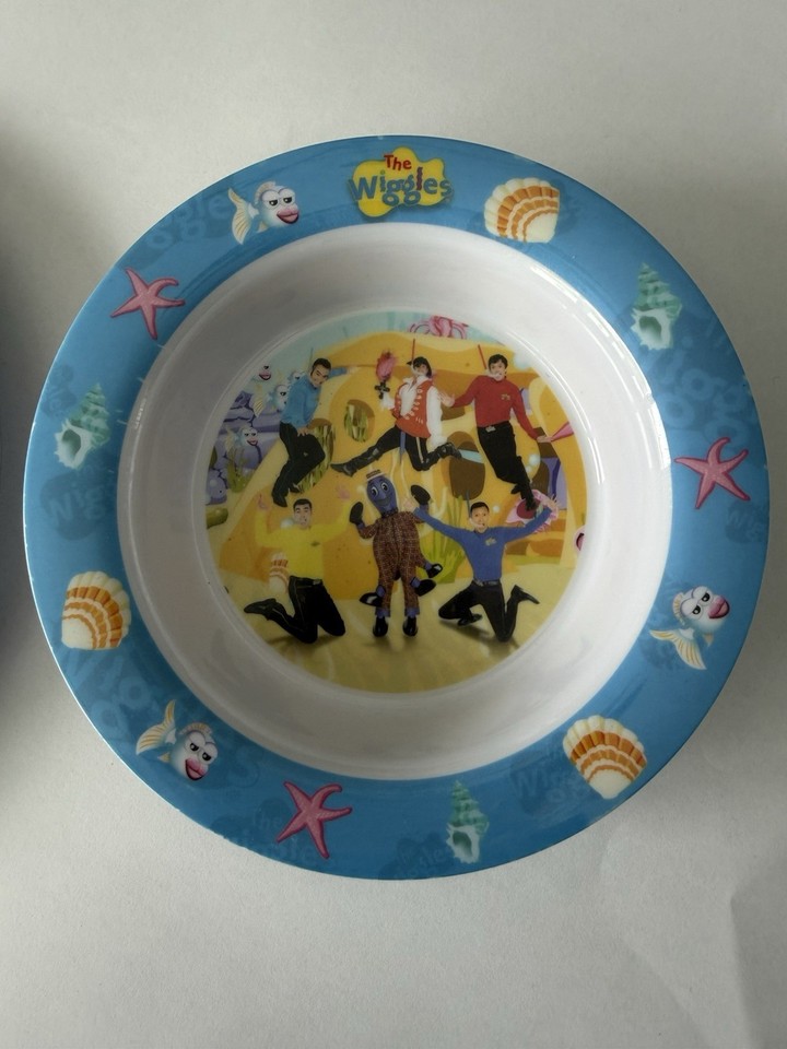 The Wiggles Plate & Bowl 2005 Melamine Kids | eBay Australia