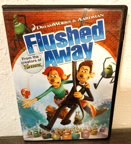 Flushed Away DVD All-New Animated Slug Songs 21 Games & Challenges NICE ...