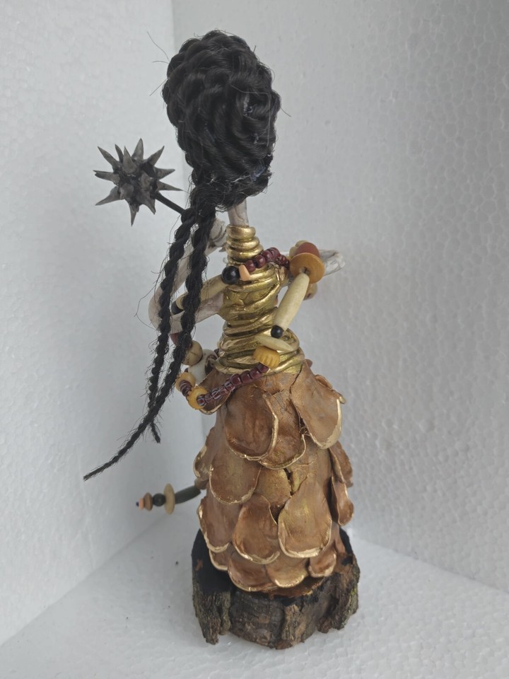 OOAK Creepy Oddity Art Doll Clay Creepy Dark Voodoo Demon Witch Woman ...