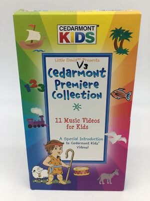 Rare CEDARMONT KIDS Premiere Collection 11 Music Videos for Kids VHS ...