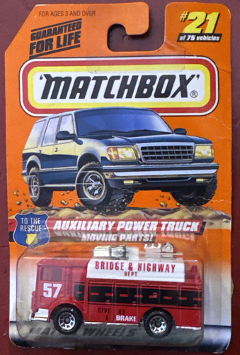 Matchbox Special Edition #21 Bridge and Highway Department toy mint ...