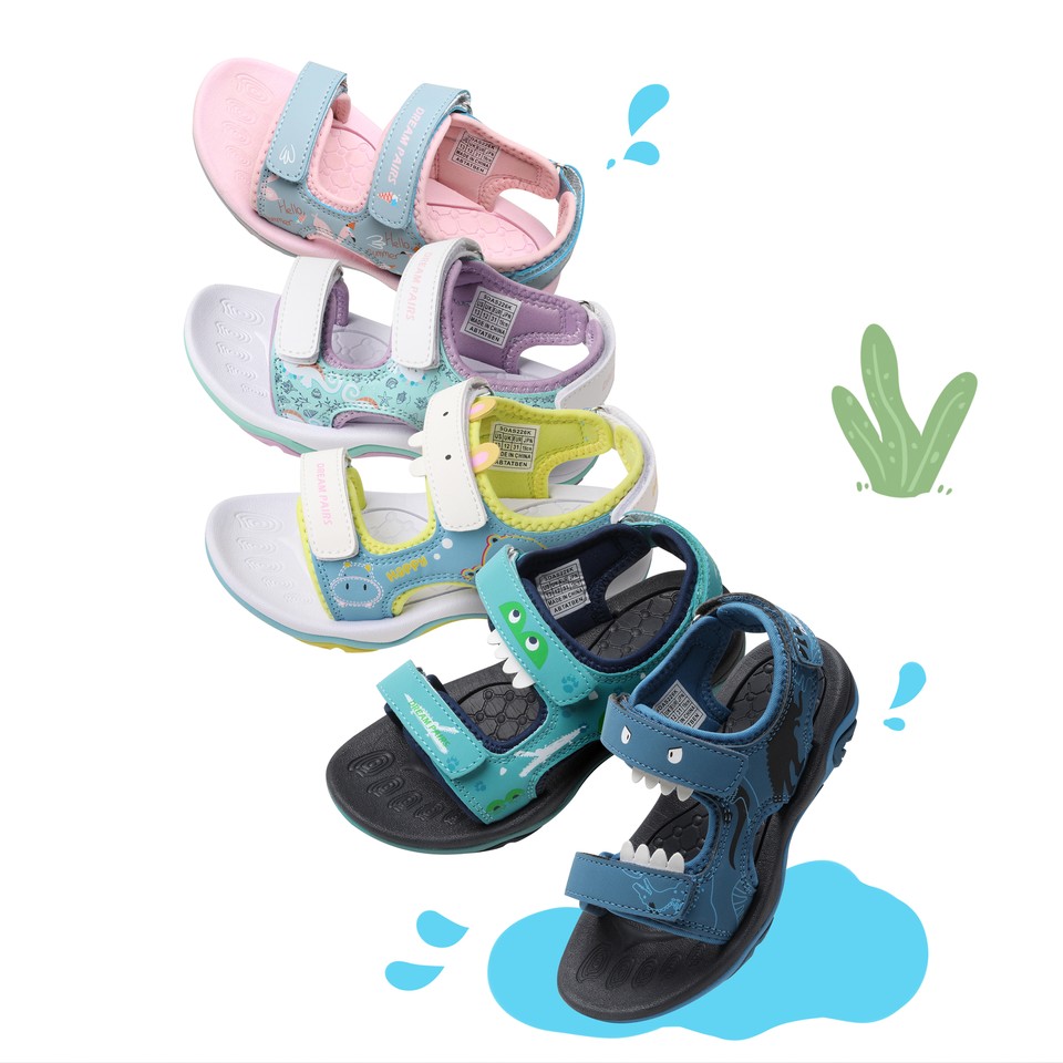 Kids Girls Boys Sports Sandals Outdoor Indoor Beach School Athletic ...