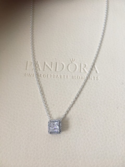 PANDORA 396241CZ-45 Necklace - Silver for sale online | eBay