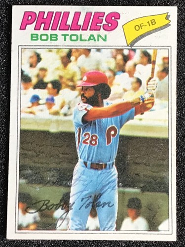1977 Topps Baseball BOBBY TOLAN AUTOGRAPHED Card #188 BLUE INK | eBay