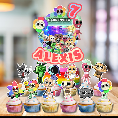 FREE Custum DandyS world Cupcake Cake Toppers PARTY SUPPLIES BIRTHDAY ...