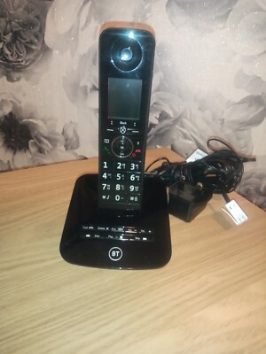 BT 090630 Cordless Home Phone Black Answerphone BaseStation One Touch ...