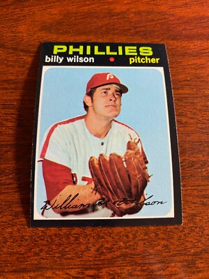 1971 Topps #192 Billy Wilson. NRMT | eBay