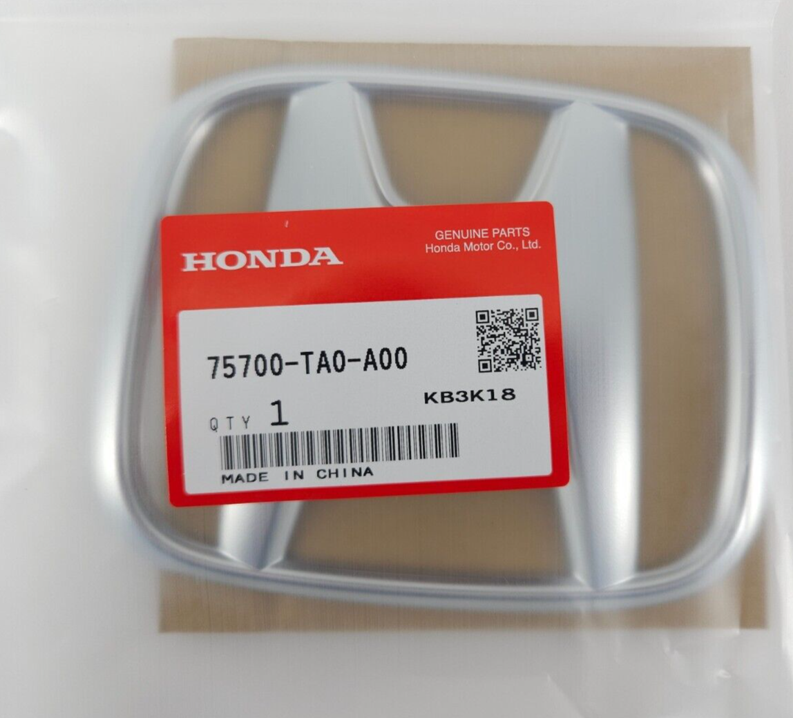 New Genuine OEM Honda 75700-TA0-A00 Front Emblem Accord Fit Civic CR-V ...