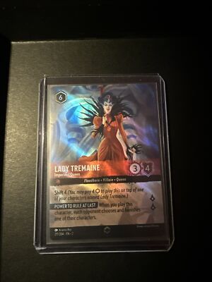 Lorcana - Rise Of The Floodborn LADY TREMAINE Imperious Queen ENCHANTED ...