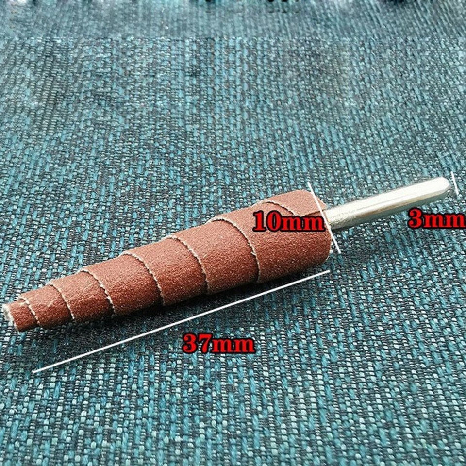 Sand Paper Polishing Sandpaper Steel Shank Sanding Bands Cone Grinding ...