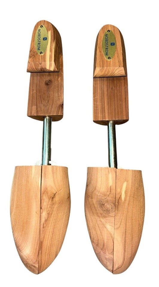 Nordstrom Cedar Wood Shoe Tree Pair Trees Mens Luxury | eBay