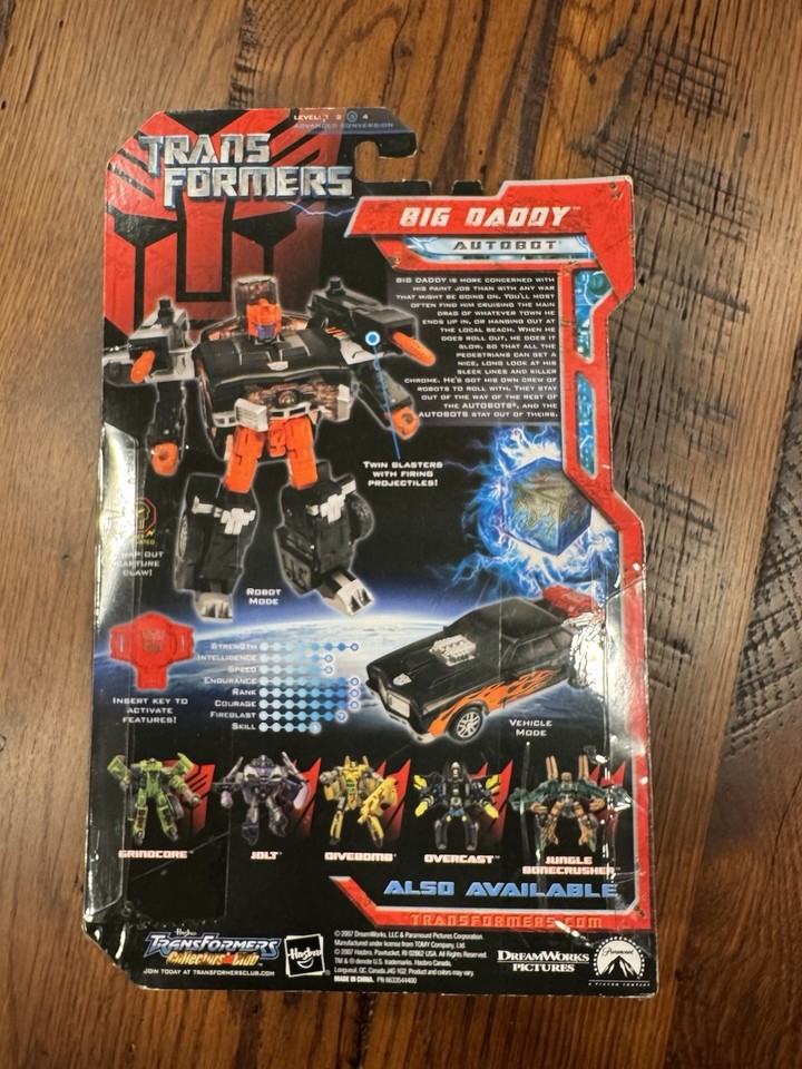Transformers Movie Big Daddy ( Deluxe Class,2007 ) Walmart Exclusive ...