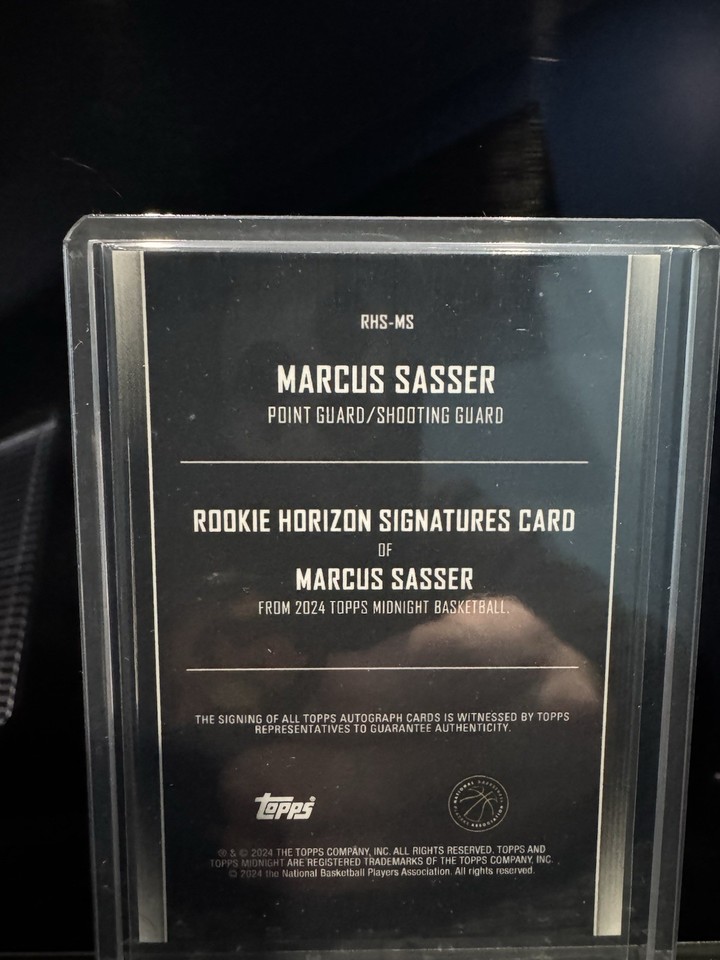 2023-24 Topps Midnight - Rookie Horizon Signatures Marcus Sasser (AU ...
