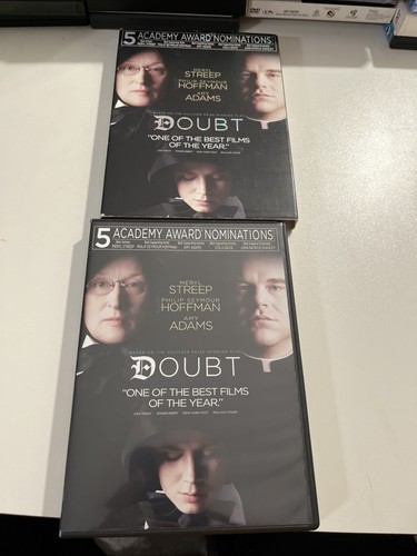Doubt DVD Movie Meryl streep Philip Seymour Hoffman Amy Adams + Slipcover | eBay