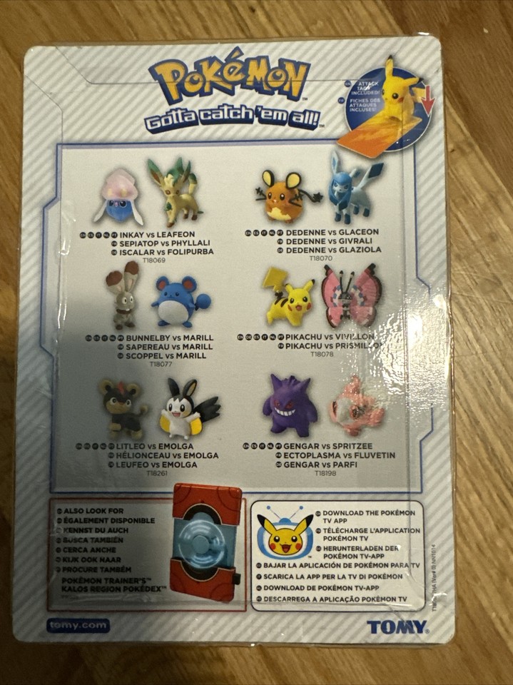 Tomy Pokemon XY Gengar vs Spritzee Figure 2-Pack NIB | eBay