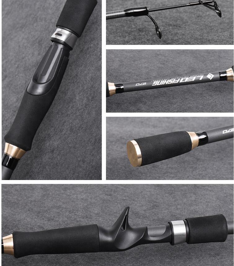 Rock Fishing Rods Spinning Carbon Fiber Telescopic Poles Casting Poles ...