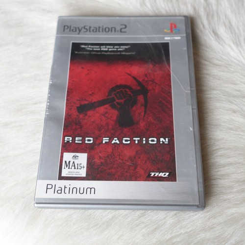 RED FACTION PS2 Vtg First Person Shooter Game RED FACTION Playstation ...