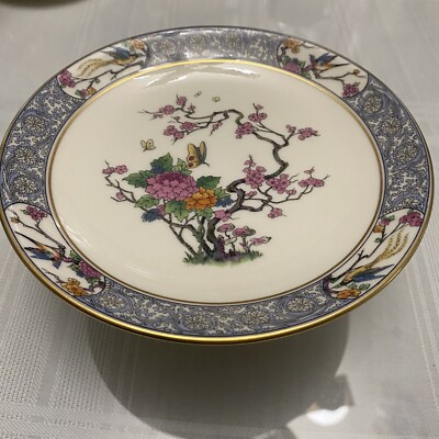LENOX CHINA GREEN MARK MING BIRDS PATTERN SMALL COMPOTE 6.75”DIA | eBay